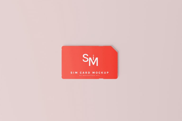 Mobile SIM Card Free Mockups | Free Mockup World