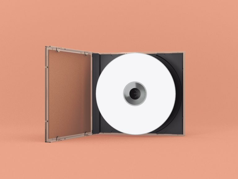 Opened CD Case Free Mockup — Free Mockup World