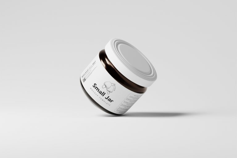 300ml Squat Jar Free Mockups | Free Mockup World